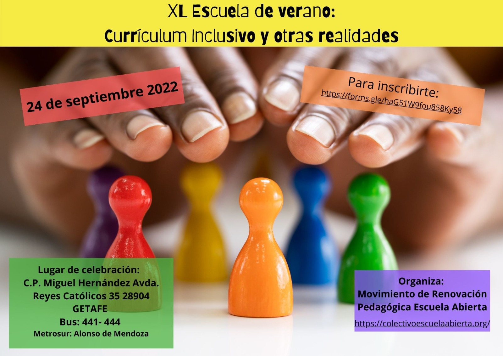 XL Escuela de Verano: Currículum inclusivo y otras realidades – Escuela ...